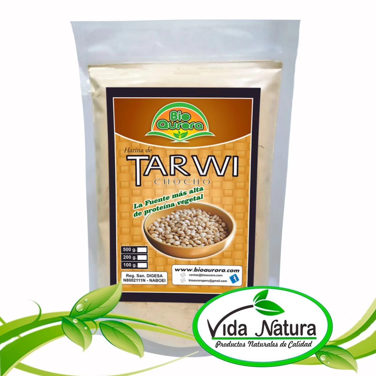 TARWI POLVO 1 kg | Vida Natura ecommerce